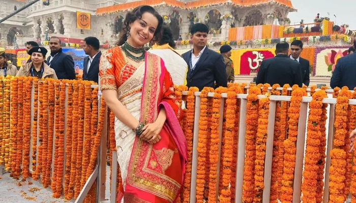 viral video of kangna ranaut went down the street with a broom at ... viral video of kangna ranaut went down the street with a broom at ...